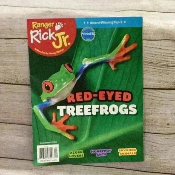 National Geographic | Other | Ranger Rick Jr Redeyed Treefrogs Magazine ...